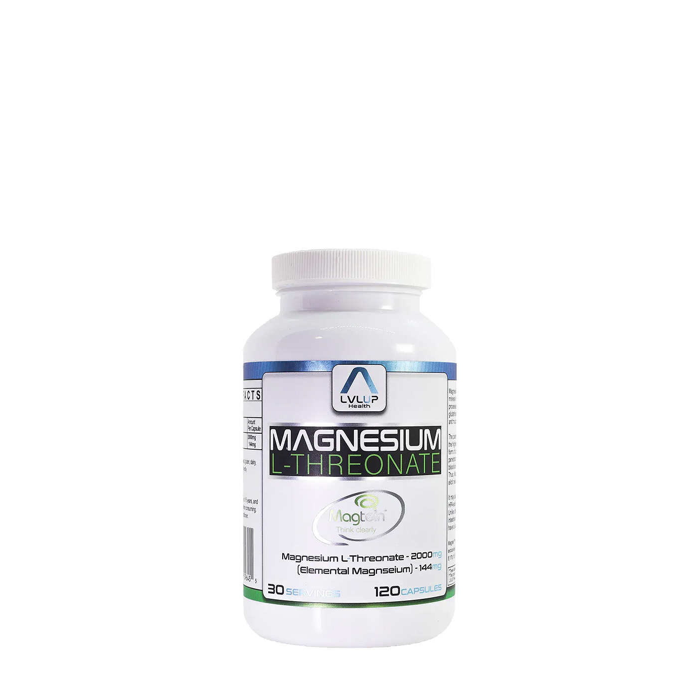 Magnesium L-Threonate – 120 Capsules – Buy now with AfterPa